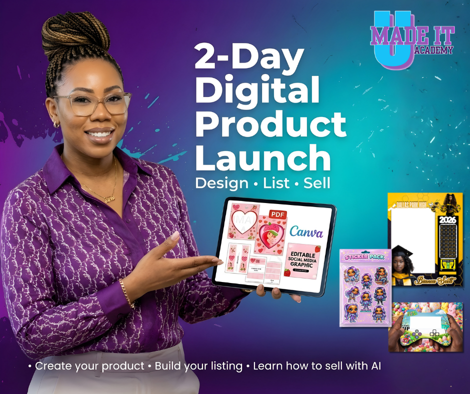 2-Day Launch You Digital Product Challenge – Made It Sold It